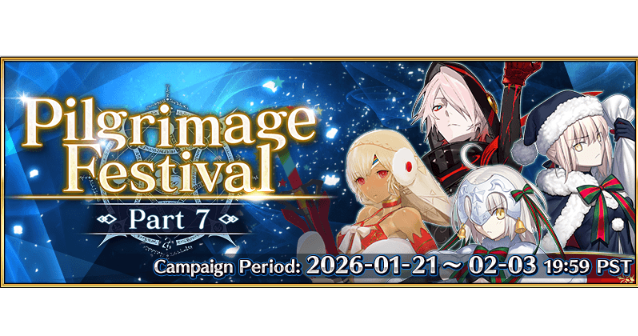 Pilgrimage Festival: Part 7 - Fate/Grand Order Wiki - GamePress
