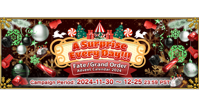 The Fate/Grand Order Advent Calendar 2024 - Fate/Grand Order Wiki - GamePress